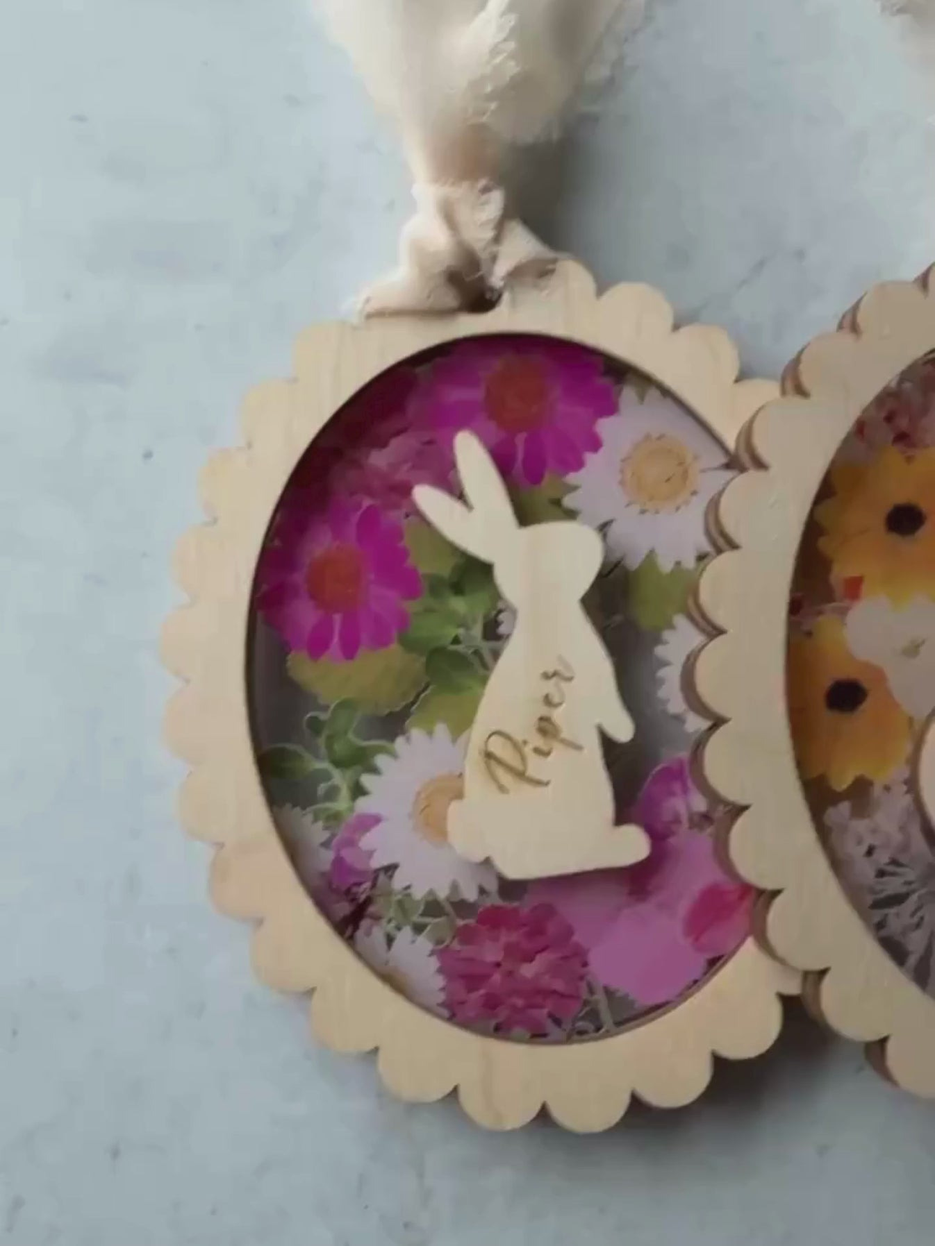 Framed Pressed Flower Name Tags – Wood Be Awesome Gifts