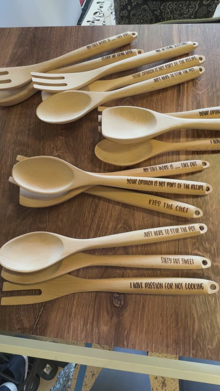 Engraved Wooden Spoons – Wood Be Awesome Gifts