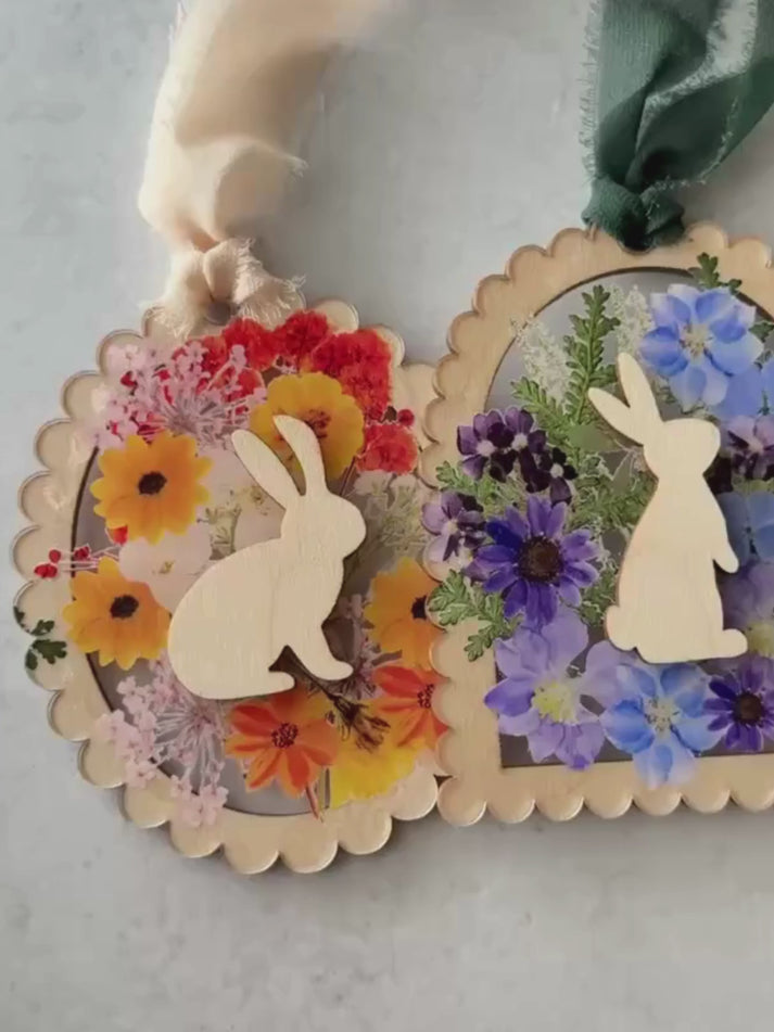 Frameless Pressed Flower Name Tags – Wood Be Awesome Gifts